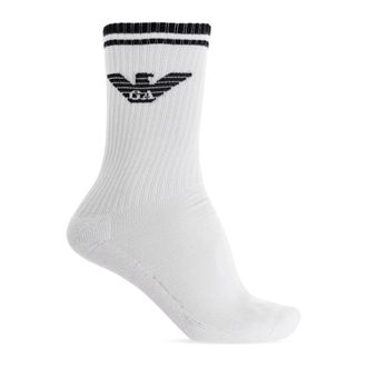 Emporio Armani Homme, Sous-vêtements, Blanc, Taille: ONE Size Lot de trois chaussettes avec logo