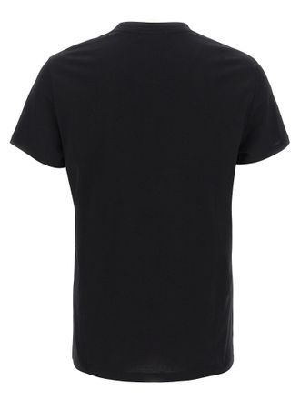 Balmain Mens Black Organic Cotton T-Shirt