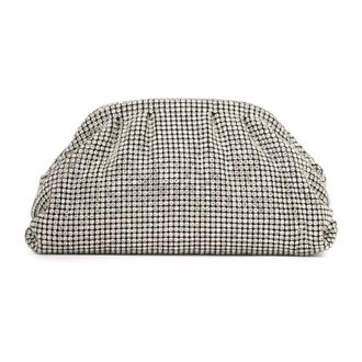 Kazar Silberne Abendtasche mit Zirkonen - - Bags - Damen - Grau - ONE SIZE