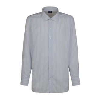 Finamore Napoli Leonardo Tondo Hemd - - Shirts - Herren - Wei&szlig; - L