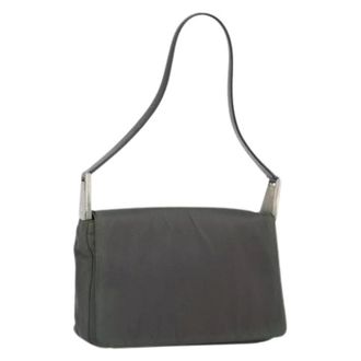 Prada Sac bandouli&egrave;re en nylon Pre-owned - Femme - Pre-owned - Gris - Taille: ONE Size