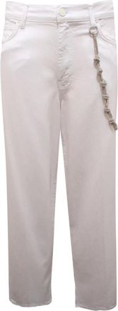 Pinko Pinko, Femme, Pantalons, Blanc, Taille: W26 Bull Slegato Catene