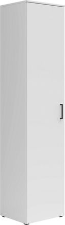 CARRYHOME Mehrzweckschrank, Weiß, Kunststoff, 5 Fächer, 45x195x40 cm, FSC MIX, erweiterbar, stehend, Waschküche, Mehrzweckschränke