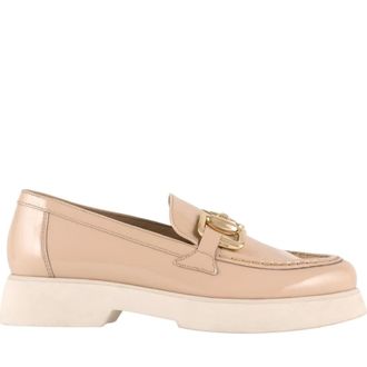 H&ouml;gl Beige Loafers f&uuml;r Frauen - - Shoes - Damen - Beige - 37 1/2 EU