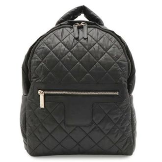 Chanel Pre-owned Coco Cocoon Nylon Leather Backpack - - Pre-owned - Damen - Schwarzk - ONE SIZE