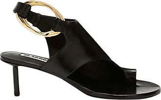 Jil Sander Femme, Chaussures, Noir, Taille: 35 1/2 EU Sandalo