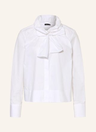van Laack Van Laack Bluse Vl-Bietas-Sv Mit Abnehmbarer Schluppe weiss