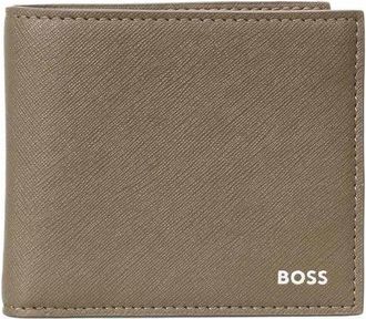 BOSS Zair 8 CC Card Case Open Green