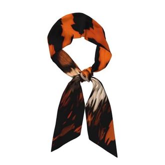 Generic &Eacute;charpe l&eacute;opard en satin de soie pour femme - Pour le sport, le yoga, le visage - Imprim&eacute; tigre