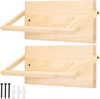 Generic 2 St&uuml;ck An Der Wand Montierte Schuhaufbewahrung, H&auml;ngeregal-Organizer for Die Organisation Zu Hause, Mehrschichtiger Stauraum, Geeignet for Kleine Woh