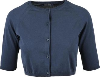 Max Mara Femme, Pulls, Bleu, Taille: 38 FR Fiandr Rebecchina Corta