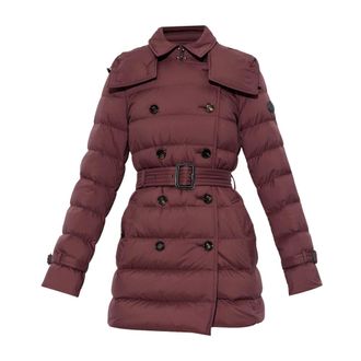 Burberry Veste Audley isol&eacute;e - Femme - Manteaux - Violet - Taille: 40 FR