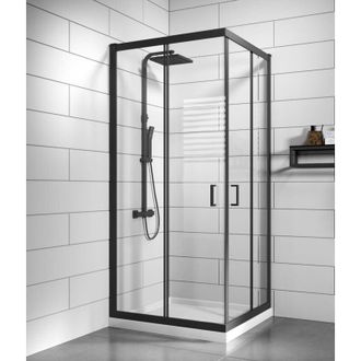 Badplaats Cabine de Douche Dakota - 80 x 80 x 190 cm - Badplaats - Noir