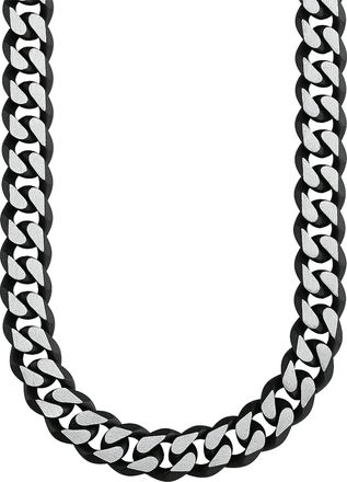 s.Oliver Herren Halskette, Edelstahl IP schwarz