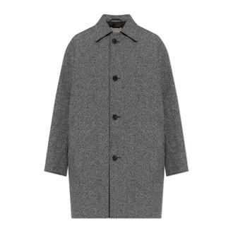 Marni Manteau &agrave; simple boutonnage - Homme - Manteaux - Gris - Taille: M