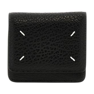 Maison Margiela Portefeuille &agrave; cha&icirc;ne Four Stitches - Femme - Sacs - Noir - Taille: ONE Size