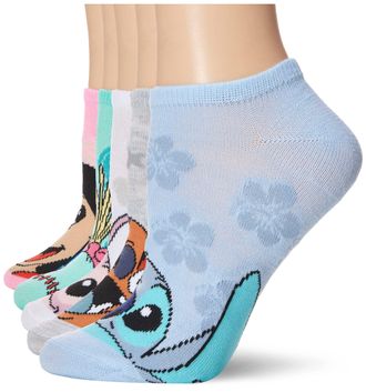 Disney Lilo & Stitch, Damen-Socken, 5er-Pack, Gemischt Pastell, 42-44.5 EU