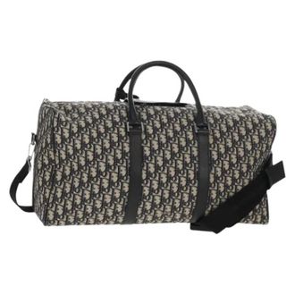 Dior Pre-owned Vintage Boston Bag (Trotter Canvas) - - Pre-owned - Damen - Blau - ONE SIZE