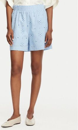 Vero Moda Stoffshorts Eliza 10346709 Hellblau Regular Fit