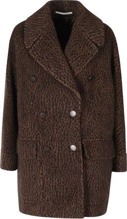 Tagliatore Lillian Zweireihiger Mantel - - Coats - Damen - Braun - 2XS