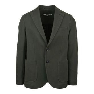 Circolo 1901 Blazer in pannetto - - Jackets - Herren - Gr&uuml;n - M