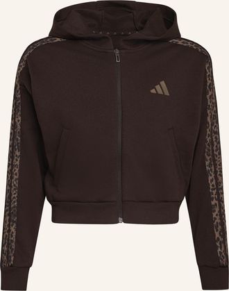 adidas Seasonals Animal Kapuzenjacke, Durchgehender Reissverschluss braun