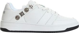 Just Cavalli Femme, Chaussures, Blanc, Taille: 38 EU Logo Baskets