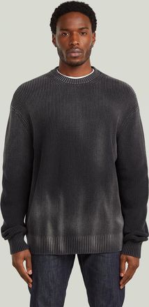 G-Star Sunfaded Loose Knit Pullover - Dunkelblau - Herren