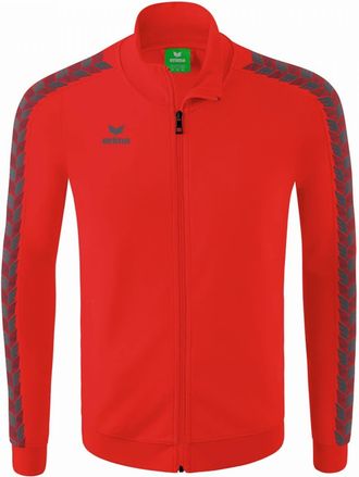 Erima Unisex Kinder Essential Team Tracktop Jacke (2032209), rot/slate grey, 152