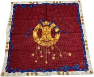 Celine Pre-owned Vintage Silk Cotton Scarf - Femme - Pre-owned - Multicolore - Taille: ONE Size