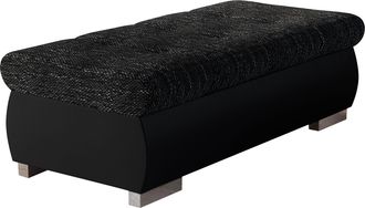 Mirjan24 Polsterhocker Sitzbank Orkan gro&szlig; Hocker Sitzhocker Modern Pouf Fu&szlig;bank Sitzm&ouml;bel 120x60 (Soft 011 + Lawa 06)