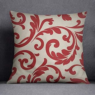 Bonamaison Le Jardin du Lin Kissenhüllen, Cotton, Mehrfarbig, 45x45