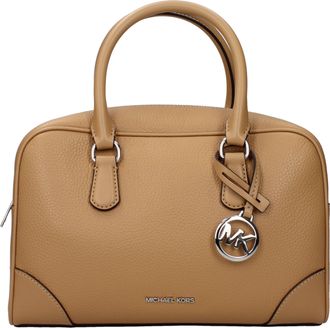 Michael Kors Thompson Sac &agrave; main pour femme en cuir marron/noisette
