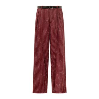 Dolce & Gabbana Pantalone - - Trousers - Damen - Rot - M