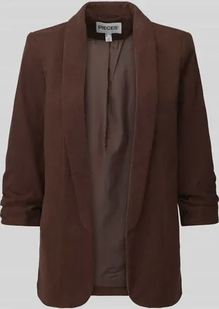 Pieces Taillierter Kurzblazer mit 3/4-Arm Modell BOSELLA