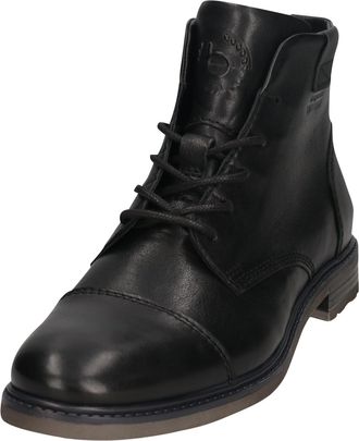 Bugatti Herren Schlupfstiefel, Männer Stiefel Kaltfutter,uebergangsstiefel,uebergangsschuhe,Flacher Absatz,kaltgefüttert,schwarz (1000),43 EU/EU UK