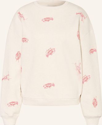 Fabienne Chapot Sweatshirt Terry Mit Stickereien weiss