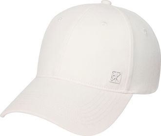 Calvin Klein Baseball Cap CALVIN KLEIN, Damen, wei&szlig; alyssum, Web, Baumwolle, Caps, in der Weite verstellbar