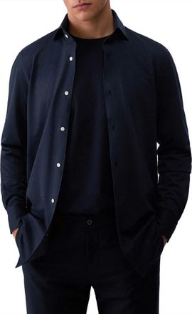 Liu Jo Homme, Chemises, Bleu, Taille: 3XL Poplin Shirt