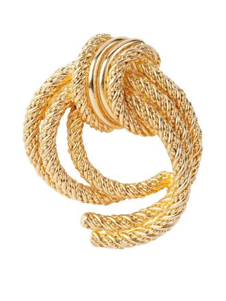 Dior broche à design torsadé (années 1980)