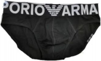 Emporio Armani Schwarze Briefs Stilvolle Unterw&auml;sche - - Underwear - Herren - Schwarzk - S