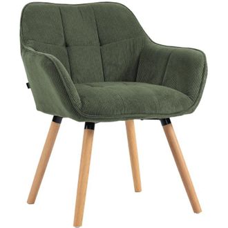 Clp Chaise de salle &agrave; manger Vienna Cord Vert Nature