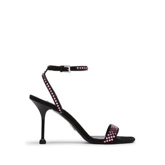 Prada Sandales &agrave; talon en cuir