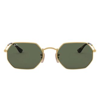 Ray-Ban unisex, Accessoires, Jaune, Taille: 53 MM Lunettes de soleil octogonales