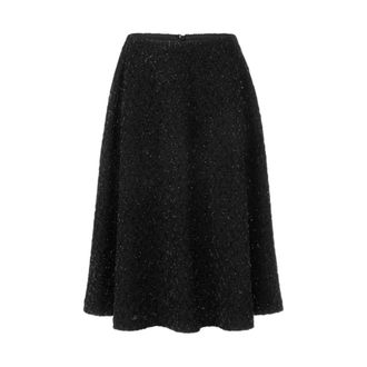 Marc Cain Eleganter Midirock - - Skirts - Damen - Schwarzk - S