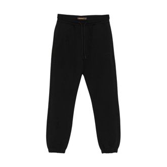 Woolrich Logo Drawstring Sweatpants - - Trousers - Herren - Schwarzk - L