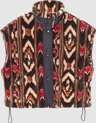 Xirena Gilet Ravena Black Ikat