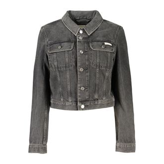 Calvin Klein Schwarze Baumwolljacke f&uuml;r Damen