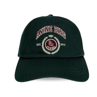 Anine Bing Casquette Jeremy - Femme - Accessoires - Vert - Taille: ONE Size