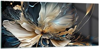 Arttor Wandbilder Dekoration Wohnzimmer Blume Botanik Art Deco Panorama Bilder auf Glas 120x50cm Glasbild Schlafzimmer K&uuml;che Wand Kunstdruck Art Gro&szlig; Wanddek